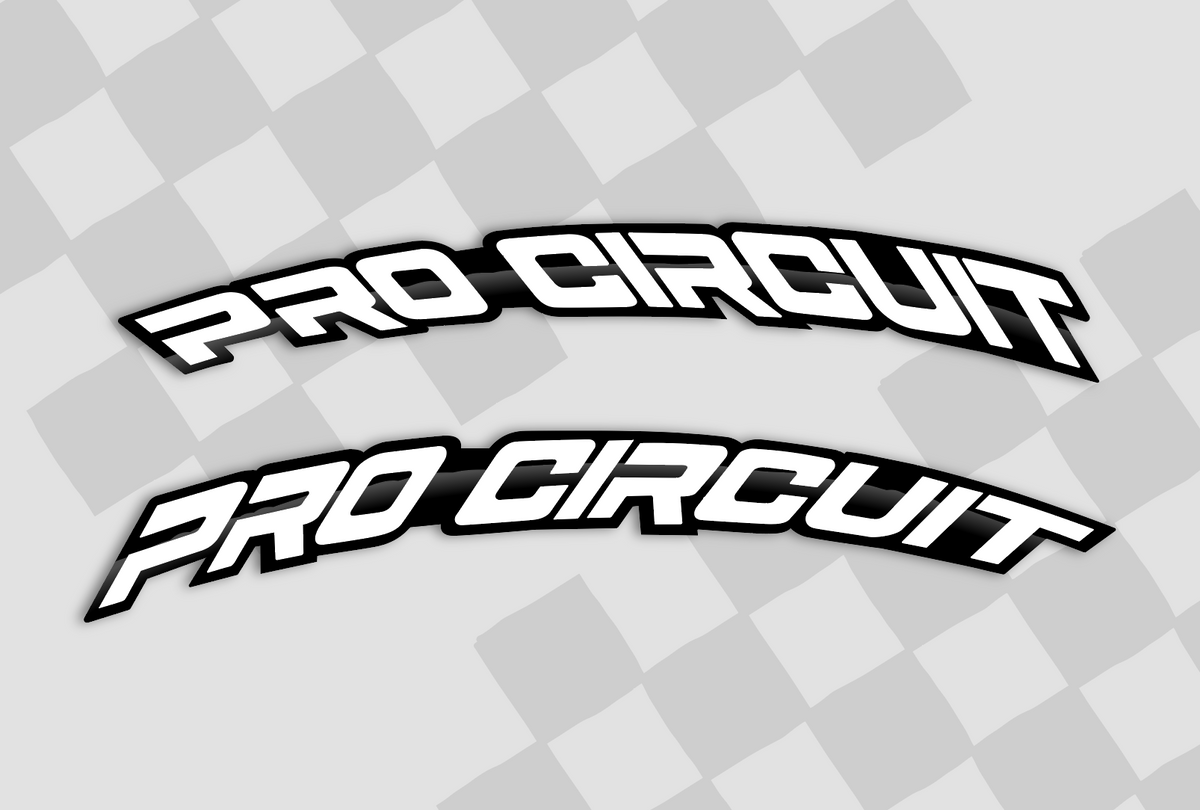 Retro Pro Circuit Front Fender Decals – N-Style