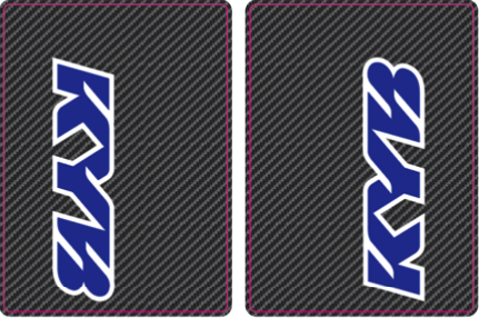 KYB Fork Tube Decals | Carbon Fiber – N-Style